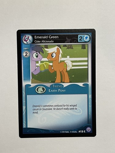 2014 My Little Pony Premiere Cards Enterplay Hasbro - Emerald Green #12 ...