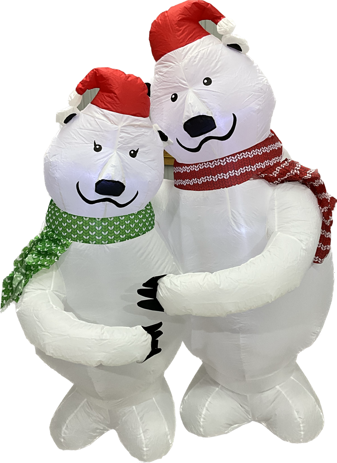 6ft Gemmy Airblown Inflatable Prototype Christmas Polar Bear Couple ...