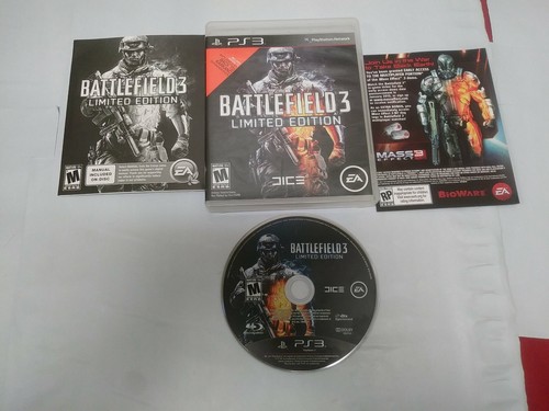 Battlefield 3 Limited Edition (Sony PlayStation 3, 2011) PS3 Complete ...