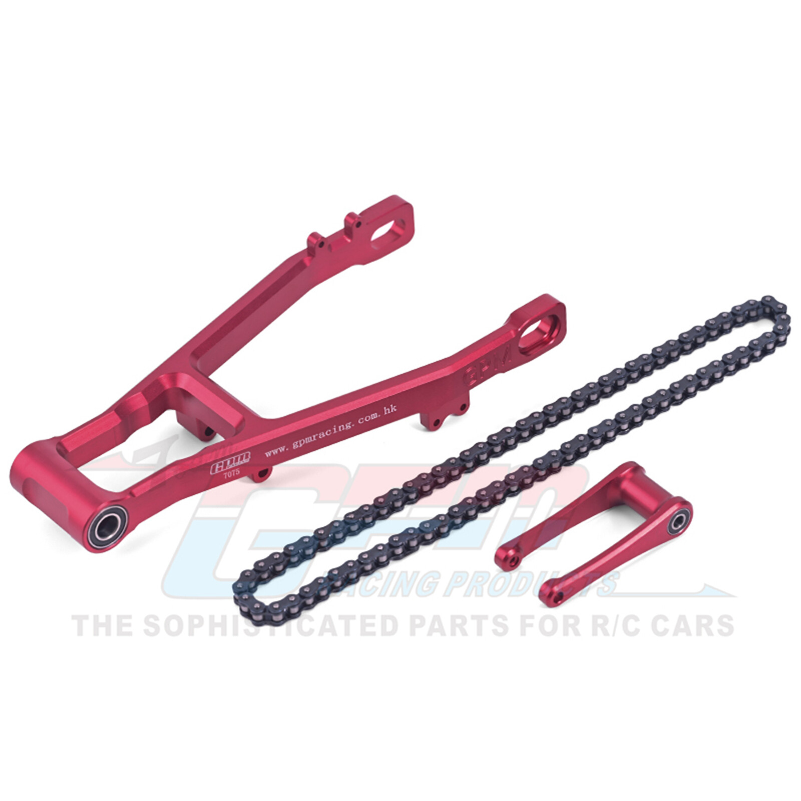 Alu 7075 Extend Swing Arm (+30mm) +Pull Rod+Chain For LOSI 1/4 Promoto ...