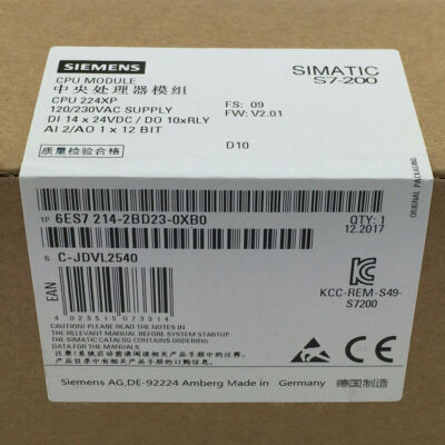 6ES7 214-2BD23-0XB0 NEU SIEMENS SIMATIC S7-200 CPU 224XP 6ES7214-2BD23 ...