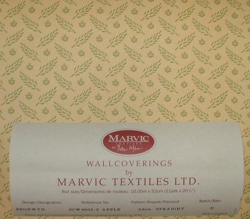 Vintage Wallpaper Marvic Textiles Bronwyn Apple - 15 Rolls | eBay