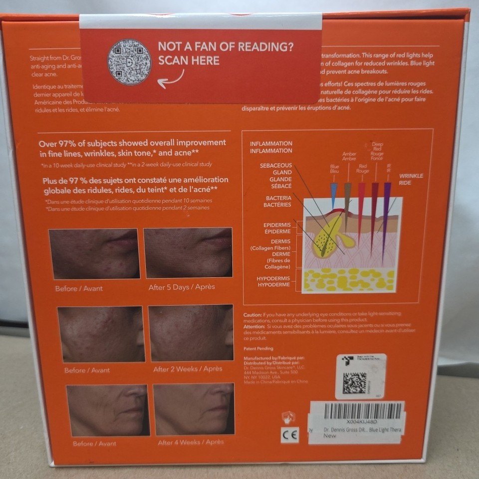 Dr. Dennis Gross DRX SpectraLite FaceWare Pro Face Led Mask Light ...