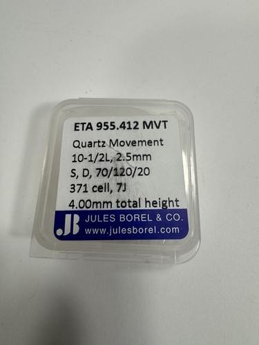 ETA 955.412 Watch Movement For Parts/Repair. | eBay