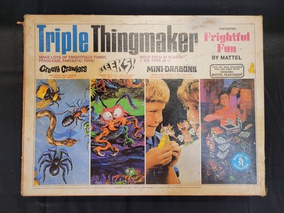 Mattell Triple Thingmaker - 1964 - Incomplete - In Original Box - See ...