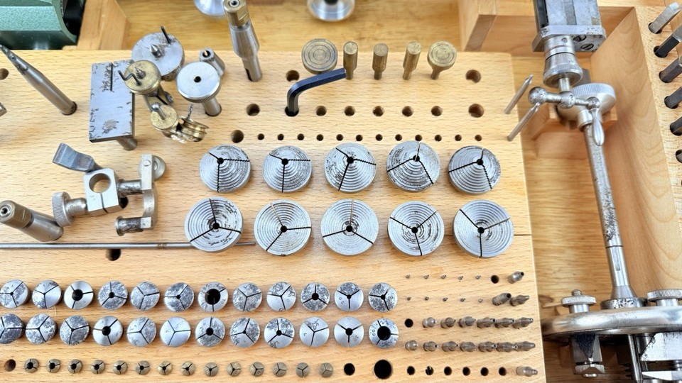 Watchmaker UBA Jacot Tool Watch Balance Staff Wheel Pivot Polisher Set ...