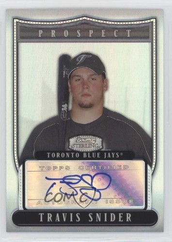 2007 Bowman Sterling Prospects Refractor /199 Travis Snider #BSP-TS ...