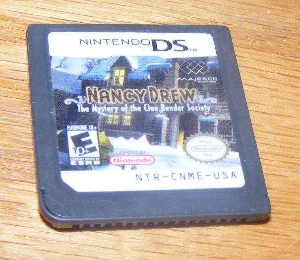 Nancy Drew: The Mystery of the Clue Bender Society (Nintendo DS, 2008 ...