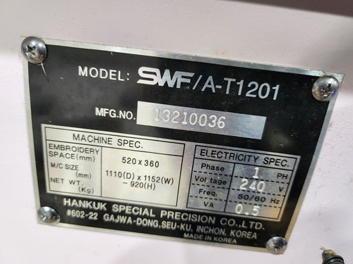 SWF Embroidery Machine A-T1201 X Axis Motor Set 12002MT-T121 Sanyo ...