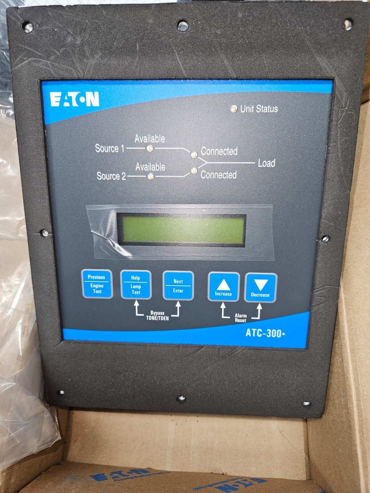 Eaton ATC-300+ 4.3 Automatic Transfer Switch Controller, P/N ...
