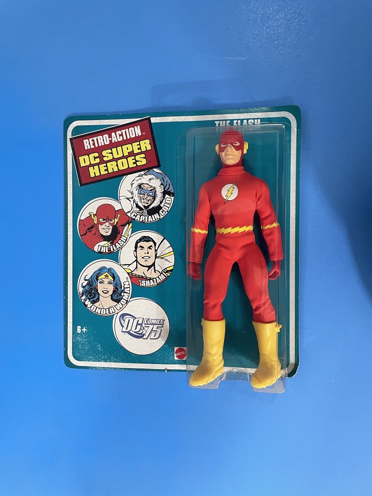 MATTEL RETRO ACTION THE FLASH 8 INCH FIGURE NEW DC SUPER HEROES 2010 ...