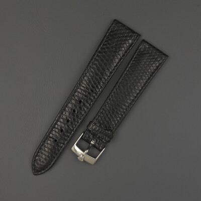 ROLEX ORIGINAL Leather LIZARD Eidech Buckle CLASP Strap UHRBAND 20mm ...