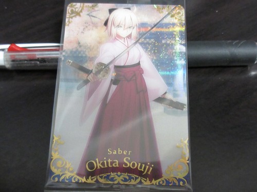 Fate Grand Order FGO Wafer Card ST05 Okita Souji Saber | eBay
