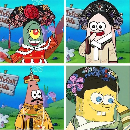5D Diamond Painting Embroidery SpongeBob SquarePants Cross Stitch Decor ...