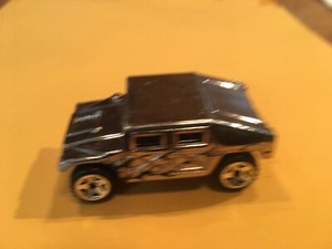 Hot Wheels Humvee AM General Corp Hummer Car Silver Chrome Malaysia Toy ...