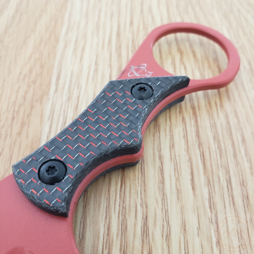 Mantis Sabot IV Fixed Knife 2.5" Bohler M390 Steel Blade Carbon Fiber ...