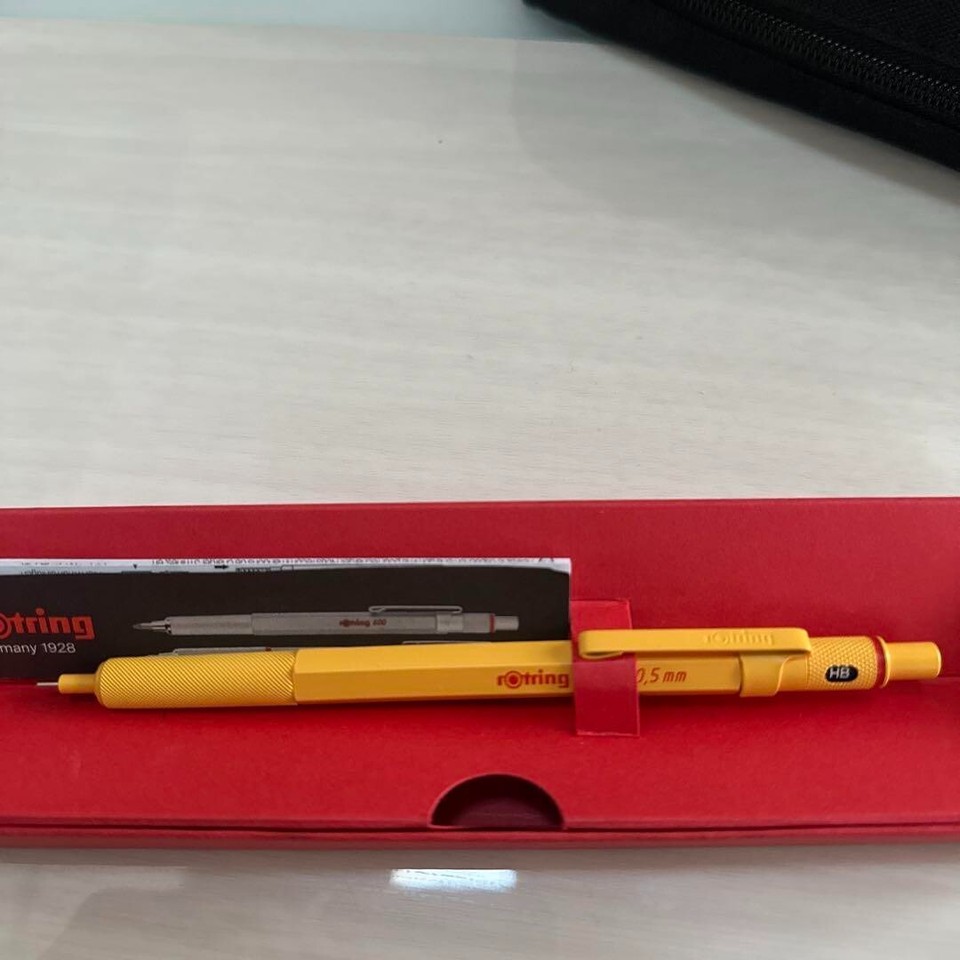 Rotring 600 Loft Limited 0.5mm Yellow Mechanical Pencil | eBay