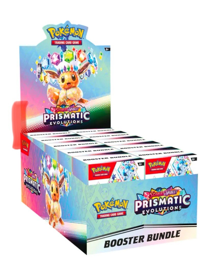 Preorder Pokemon Prismatic Evolutions Booster Bundle Case Of 10 Booster ...