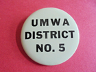 Vintage UMWA United Mine Workers of America Union District No. 5 ...