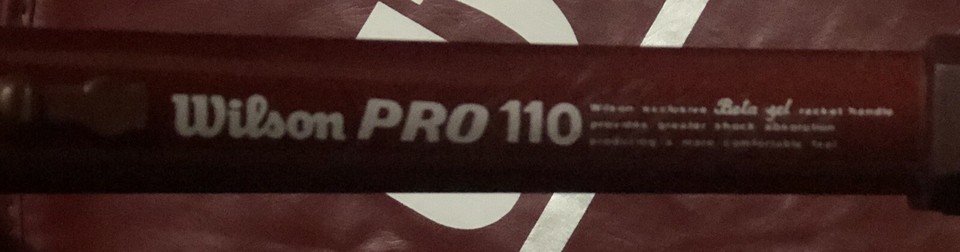 Wilson Pro 110 Tennis Racquet 4 1/4 w/ Cover Racket Vibra Control Beta ...