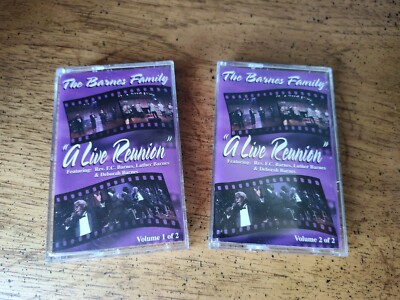 The Barnes Family - A Live Reunion Cassette Tapes Volumes 1 & 2 | eBay
