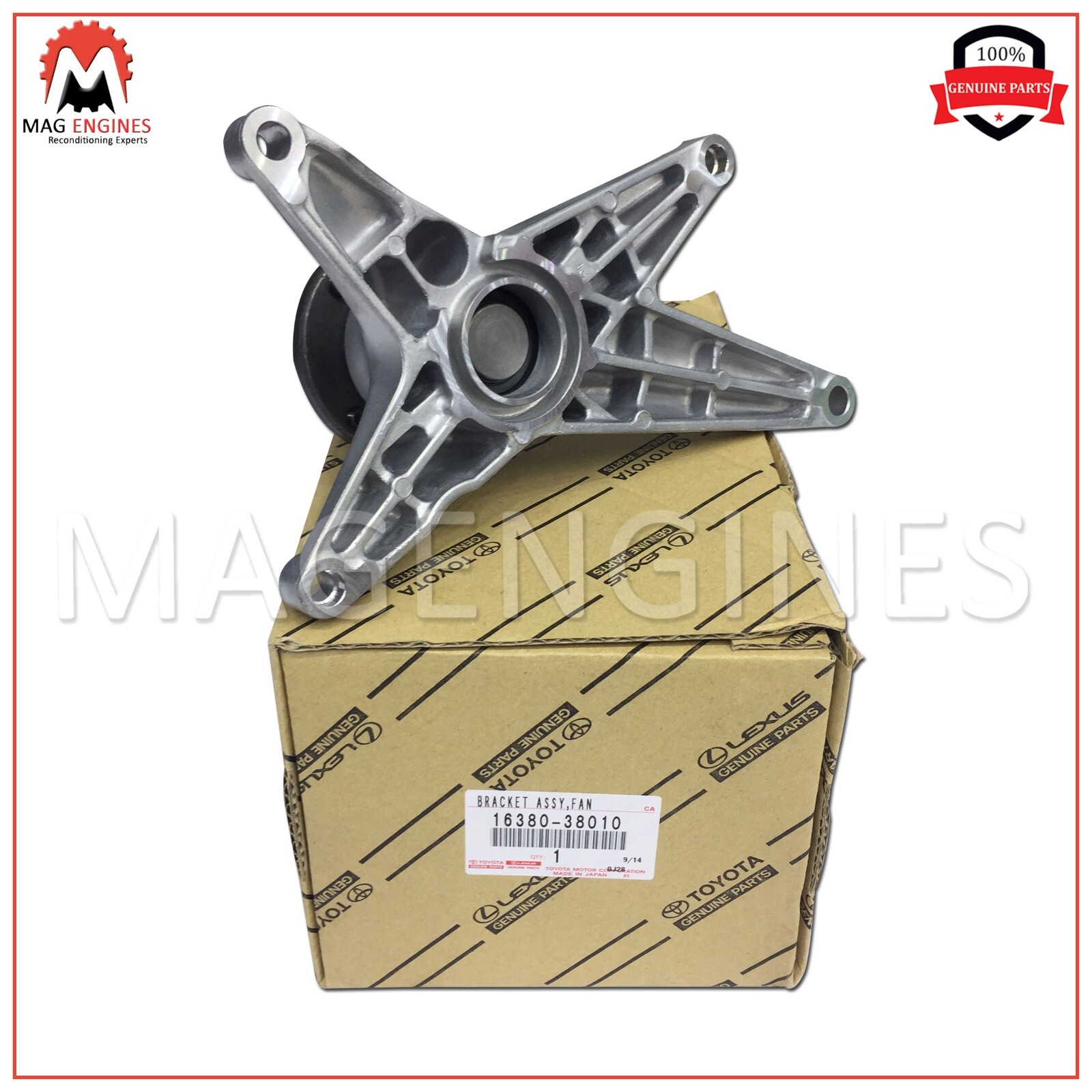 16380-38010 GENUINE OEM BRACKET, FLUID COUPLING 1638038010 | eBay