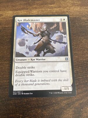 Kor Blademaster Zendikar Rising 21/280 MTG Magic The Gathering D3551 ...