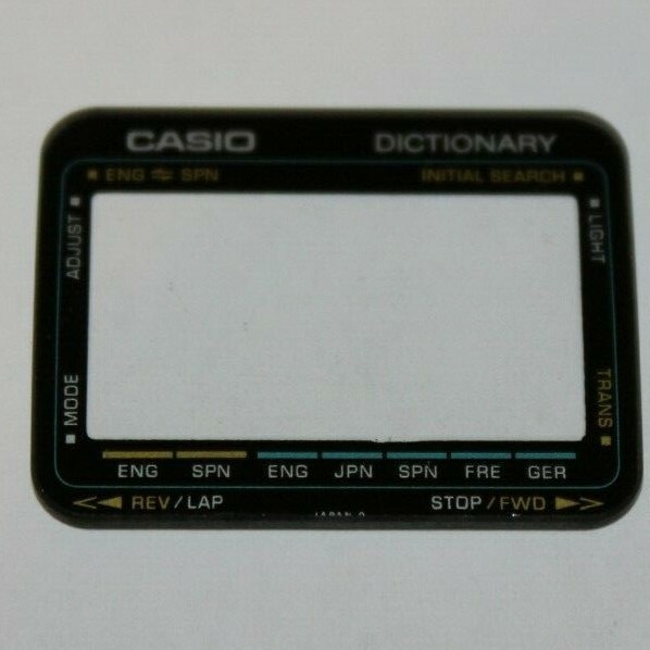 Casio+TE-2500+Dictionary+Translator+Watch+Module+178 for sale online | eBay