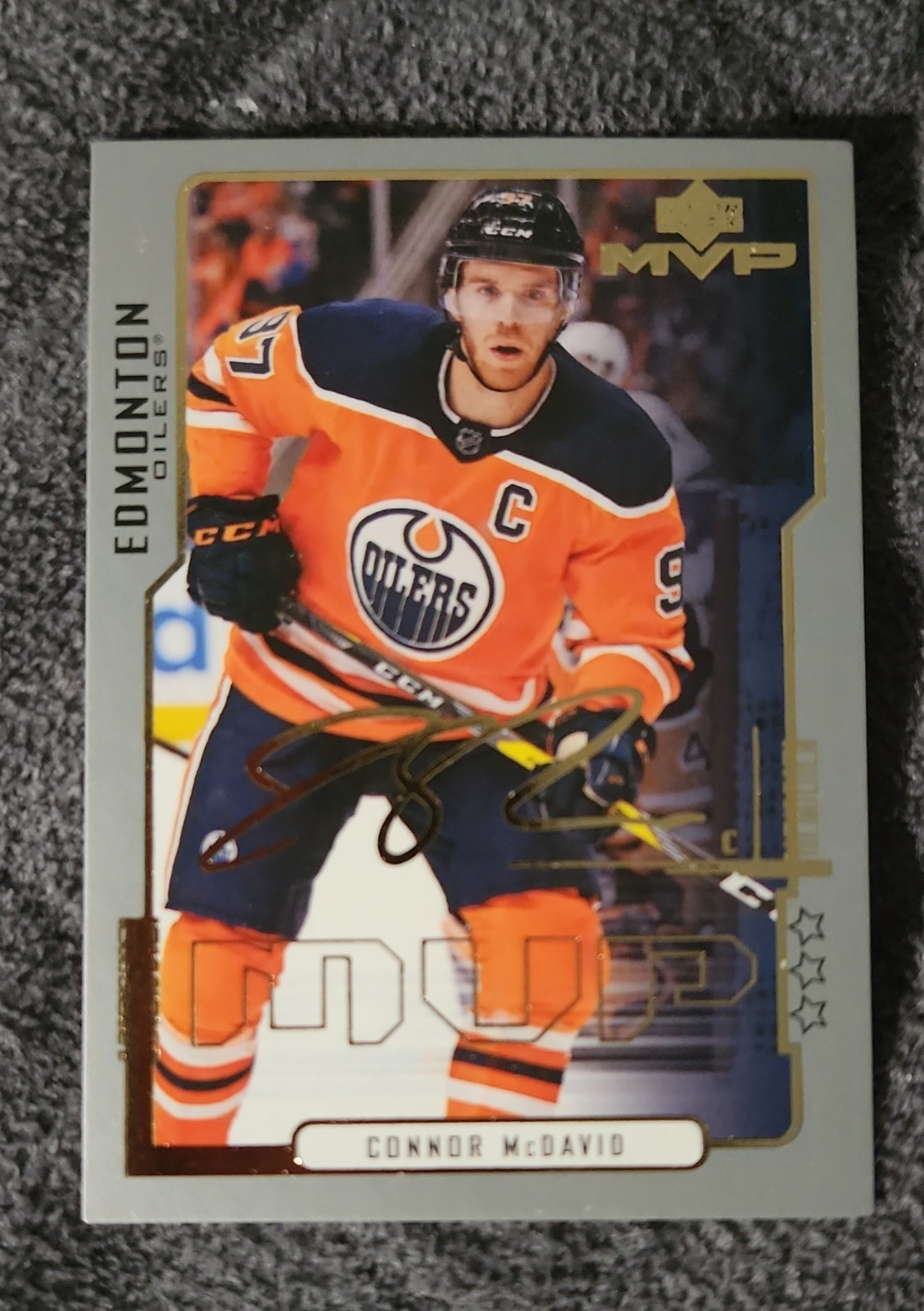 2020-21 Upper Deck MVP - 20th Anniversary Connor McDavid #1 3rd Star ...