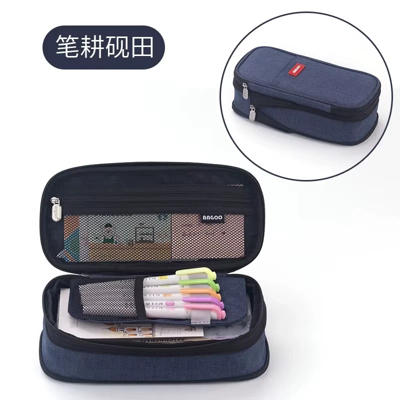 Premium Pencil Case Durable & Spacious with 4 Pockets school Multi ...