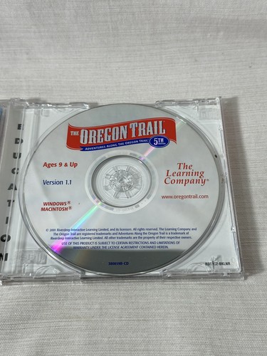 The Learning Company The Oregon Trail: 5th Fifth Edition PC CD ROM ...