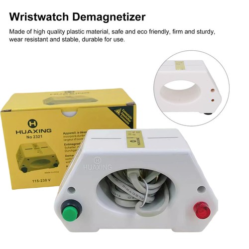 Watch Demagnetizer Professional Mechanical Watch Degaussing Tool Repair ...