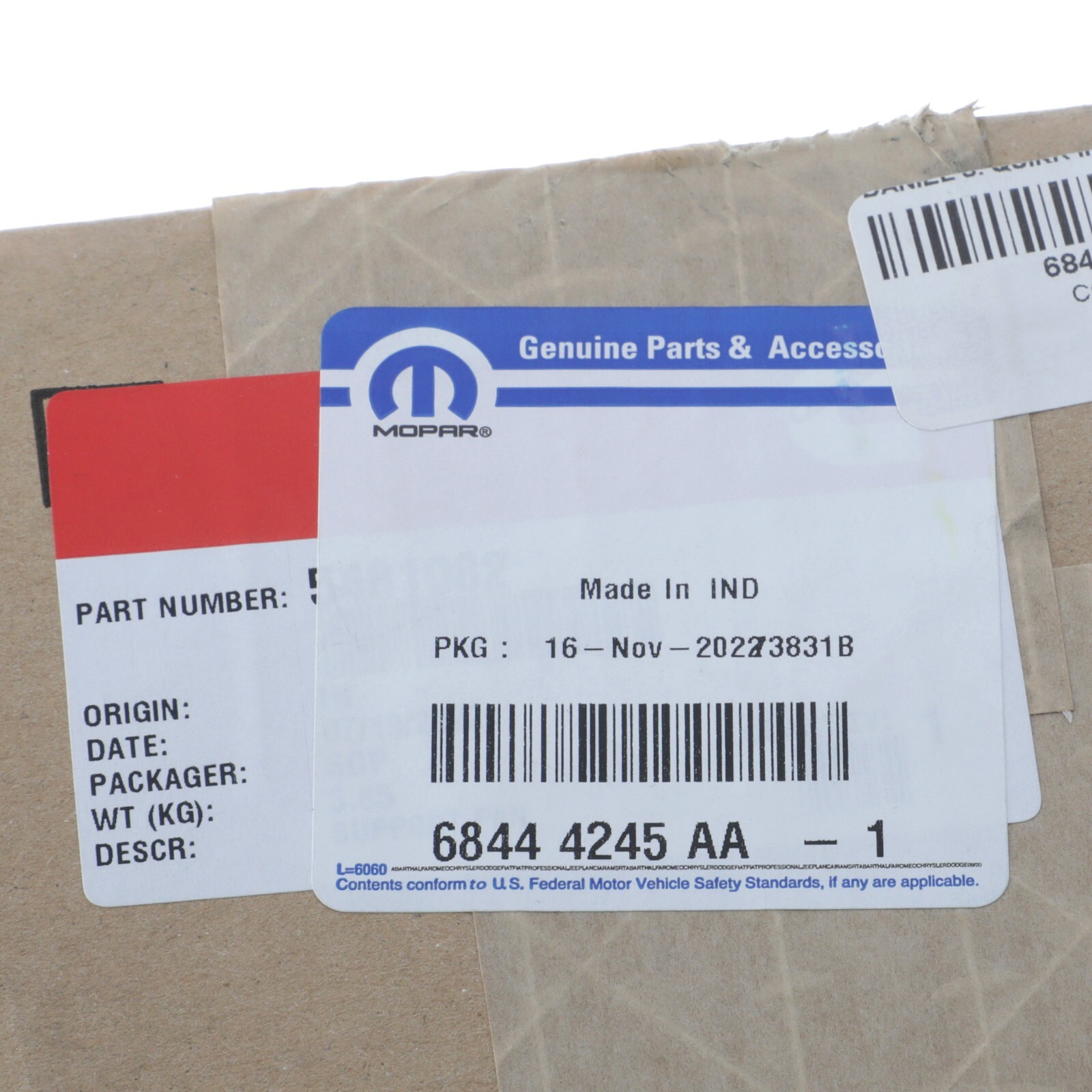 2019-2024 RAM 2500 3500 RADIATOR COOLING FAN SUPPORT MOPAR GENUINE ...