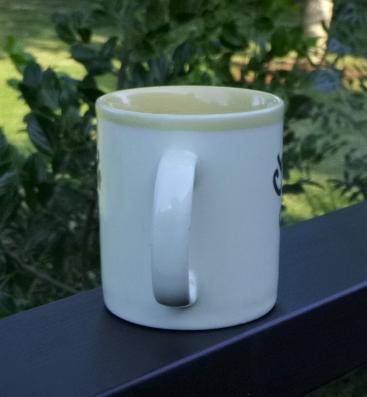 Vintage Just Mugs England Stoneware 300ml Chocolate Mug *Cream / Yellow ...