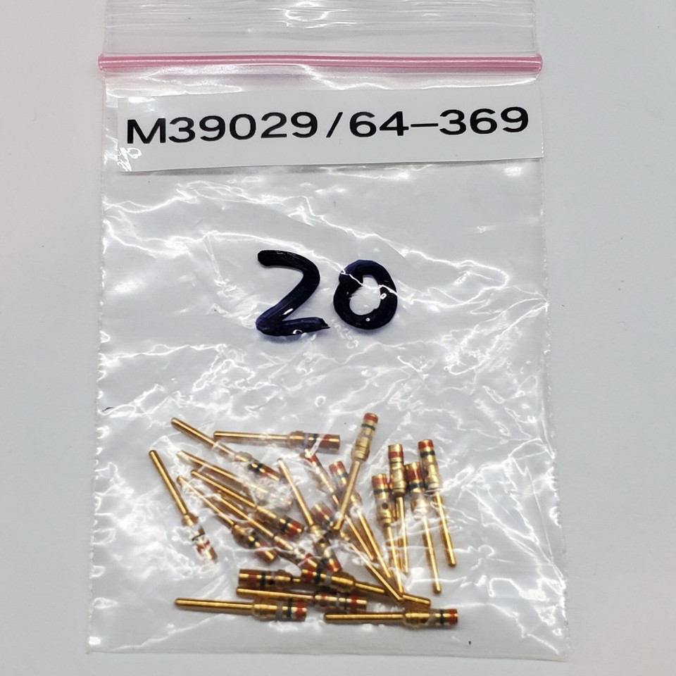 M39029/64-369 Contact pin 20AWG Crimp 20 ea. | eBay