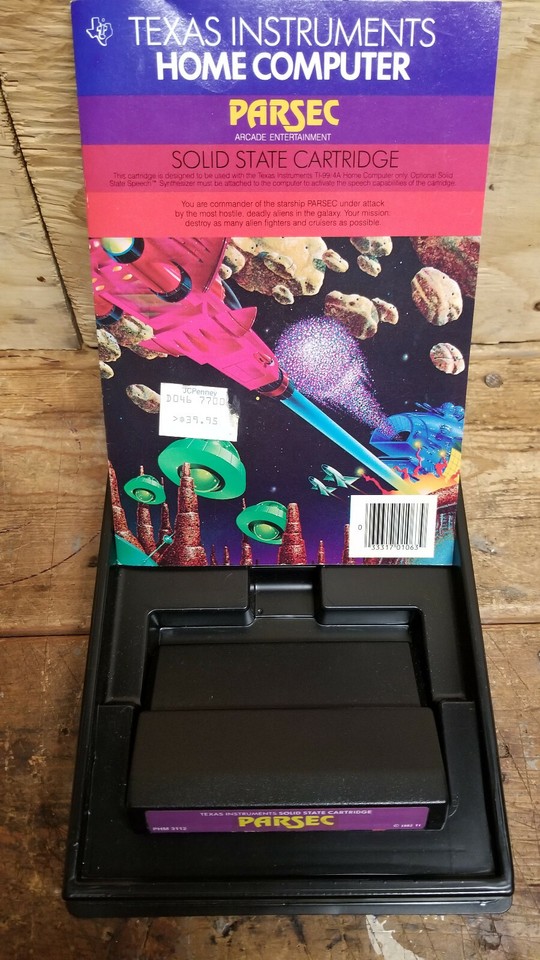 Vintage Texas Instrument TI-99/4A Games Lot In Original Retail ...