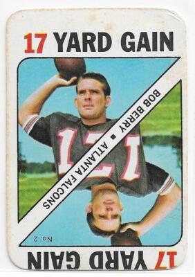 BOB BERRY 1971 Topps Football Game card #2 Atlanta Falcons EX- o/c | eBay