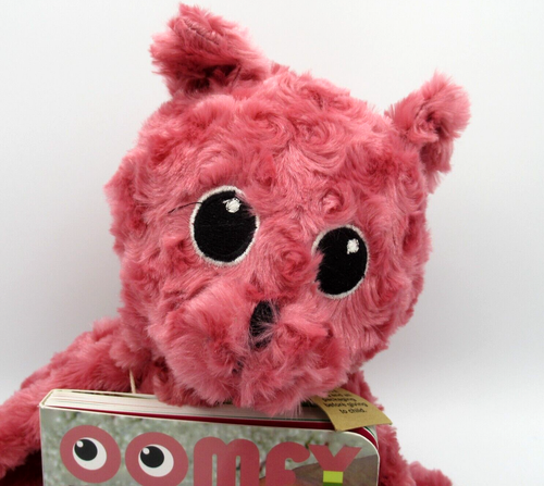 OOMFY PLUSH GENET Pink Wild Cat Ringed Tail 19" Stuffed w/ True Stories ...