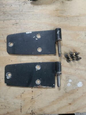 Jeep CY7 YJ Wrangler YJ 76-93 Passenger Side Upper Lower Door Hinge Set ...