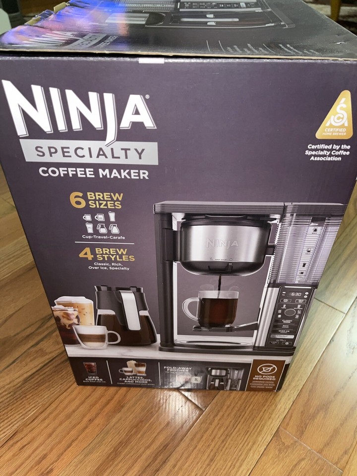 Ninja CM400 Specialty Coffee Maker with Glass Carafe - Black ...