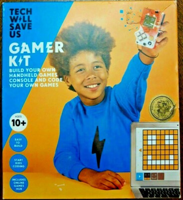 STEM Coding Gamer Kit Tech Will Save Us Educational Toy Build Handheld Games | eBay