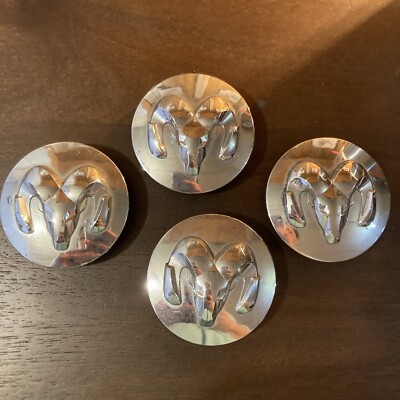 Genuine Factory Dodge Wheel Center Hub Caps Chrome 2.5" 2-1/2" Used | eBay