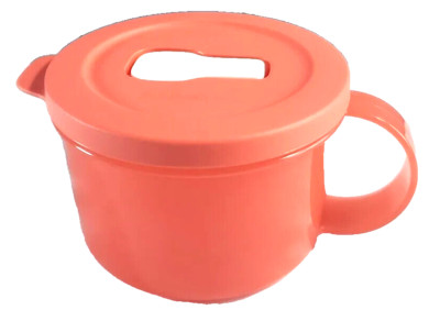 Tupperware Crystalwave Soup Mug Microwavable WATERMELON 2 cup / 500ml ...