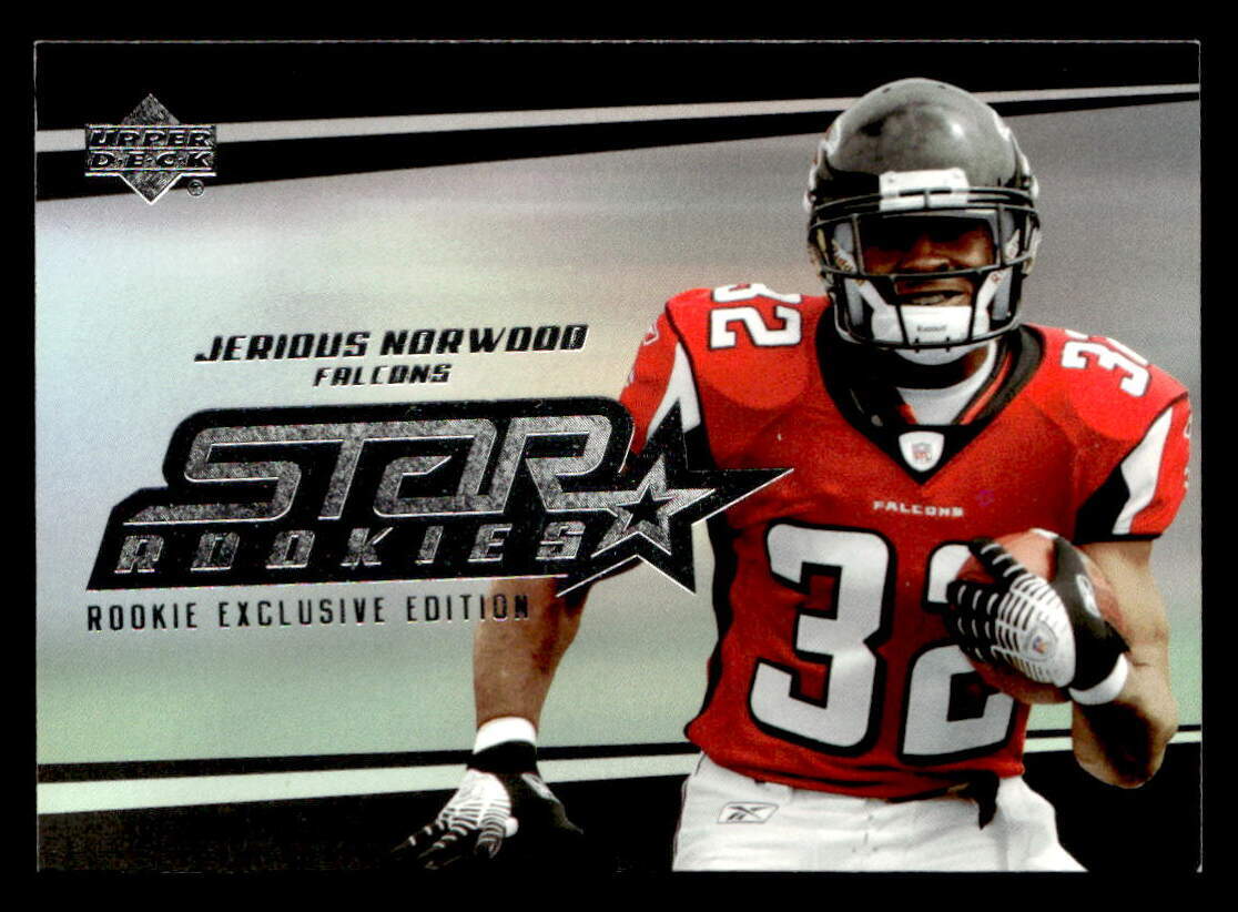 Jerious Norwood 2006 Upper Deck Card #267 Atlanta Falcons | eBay
