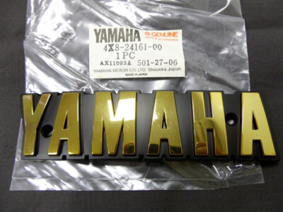 Yamaha RXS100 Fuel Tank Badge LH NOS RXS 100 RX-S Gas Tank Emblem 4X8 ...