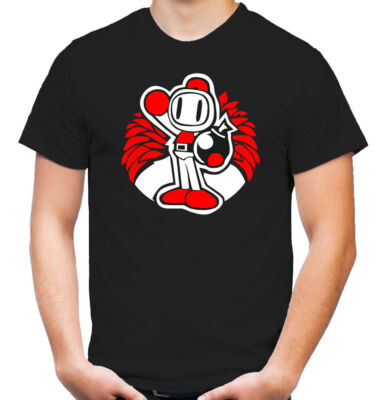 Bomberman T-Shirt | Retro | Super Nintendo | Kult | Nerd | | eBay.de