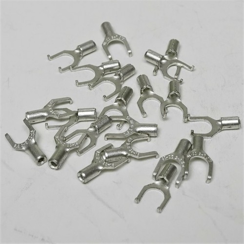 Supco T1142 No-Insulated Flange Spade Terminal Connector for 22-18 Wire ...