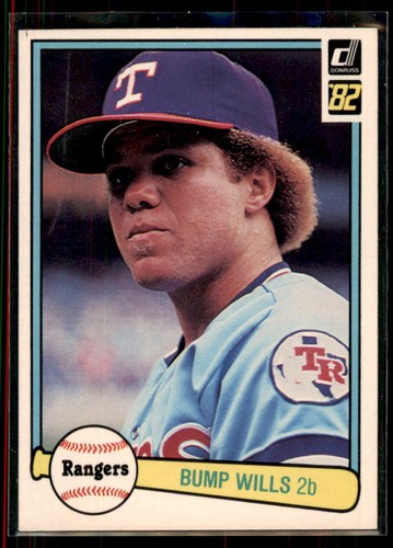 1982 Donruss Bump Wills #289 Texas Rangers | eBay