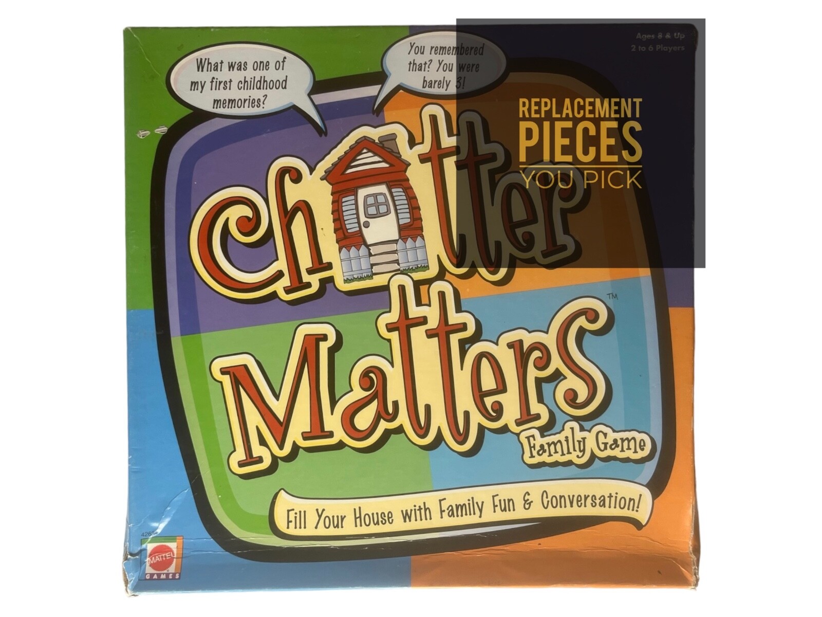 Mattel Board game Chatter Matters Board Game REPLACEMENT PARTS PIECES ...