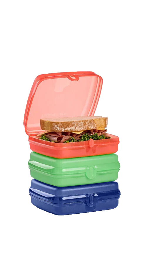 NEW Tupperware ECO+ SANDWICH KEEPERS ~ Set of 3 ~ | eBay